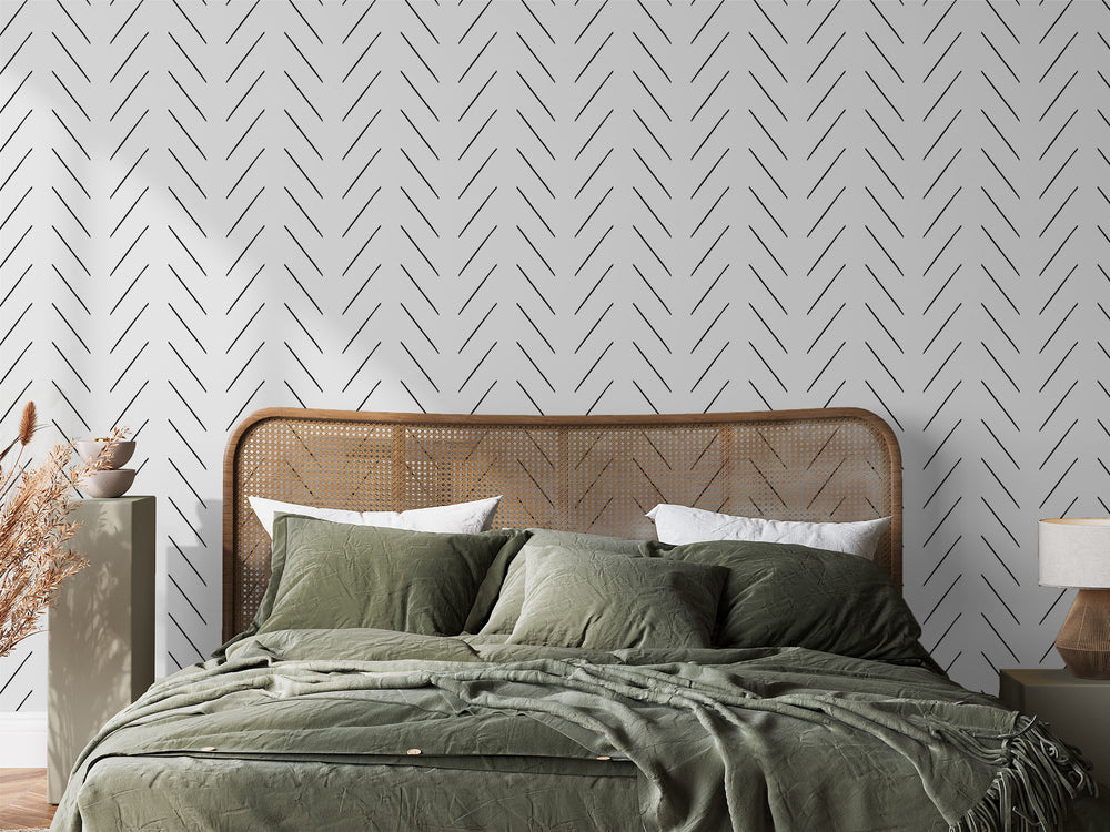 Small Gingham Check Wallpaper | Peel&Paper – Peel & Paper